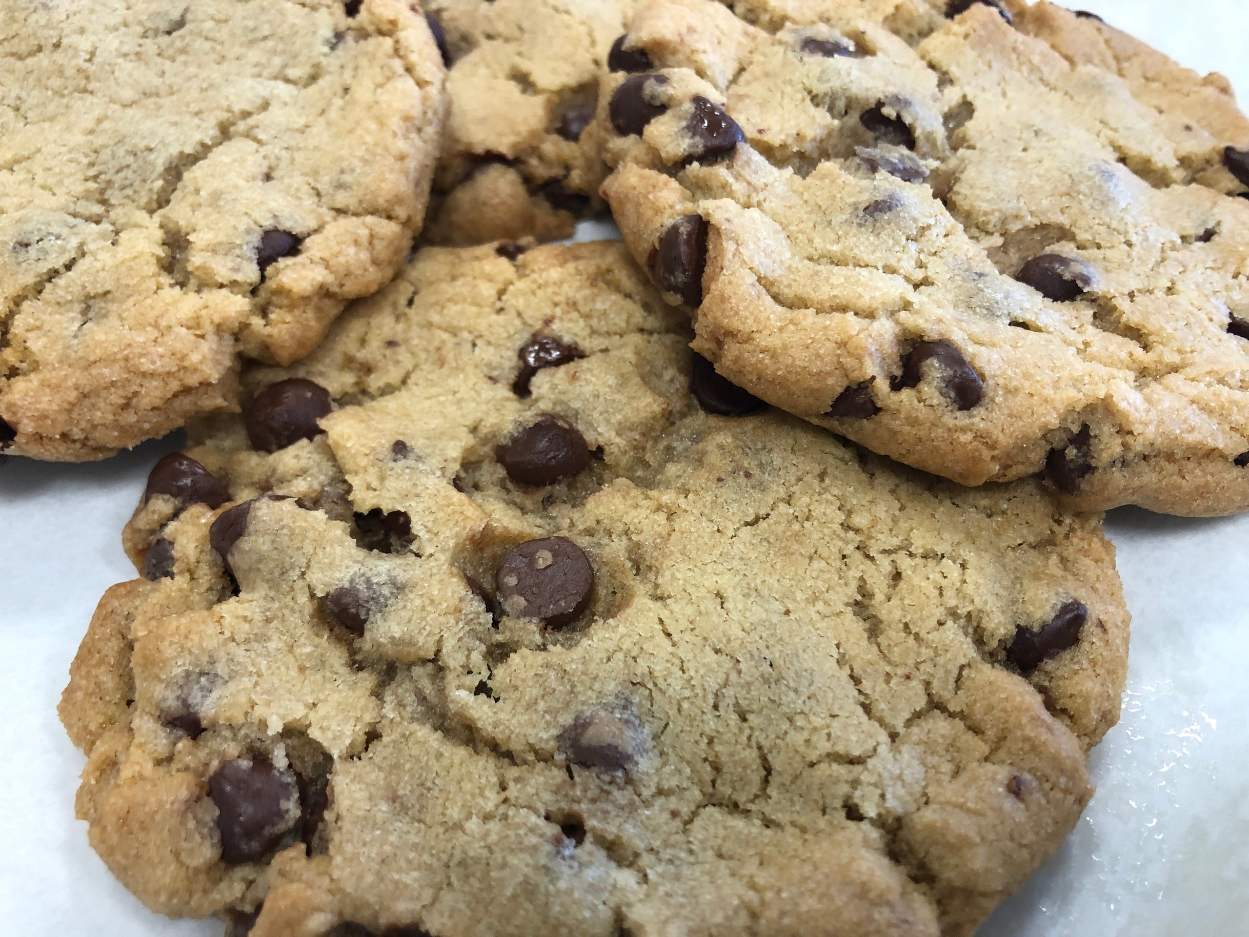 2 Vegan Chocolate Chip Cookies | BAM Desserts